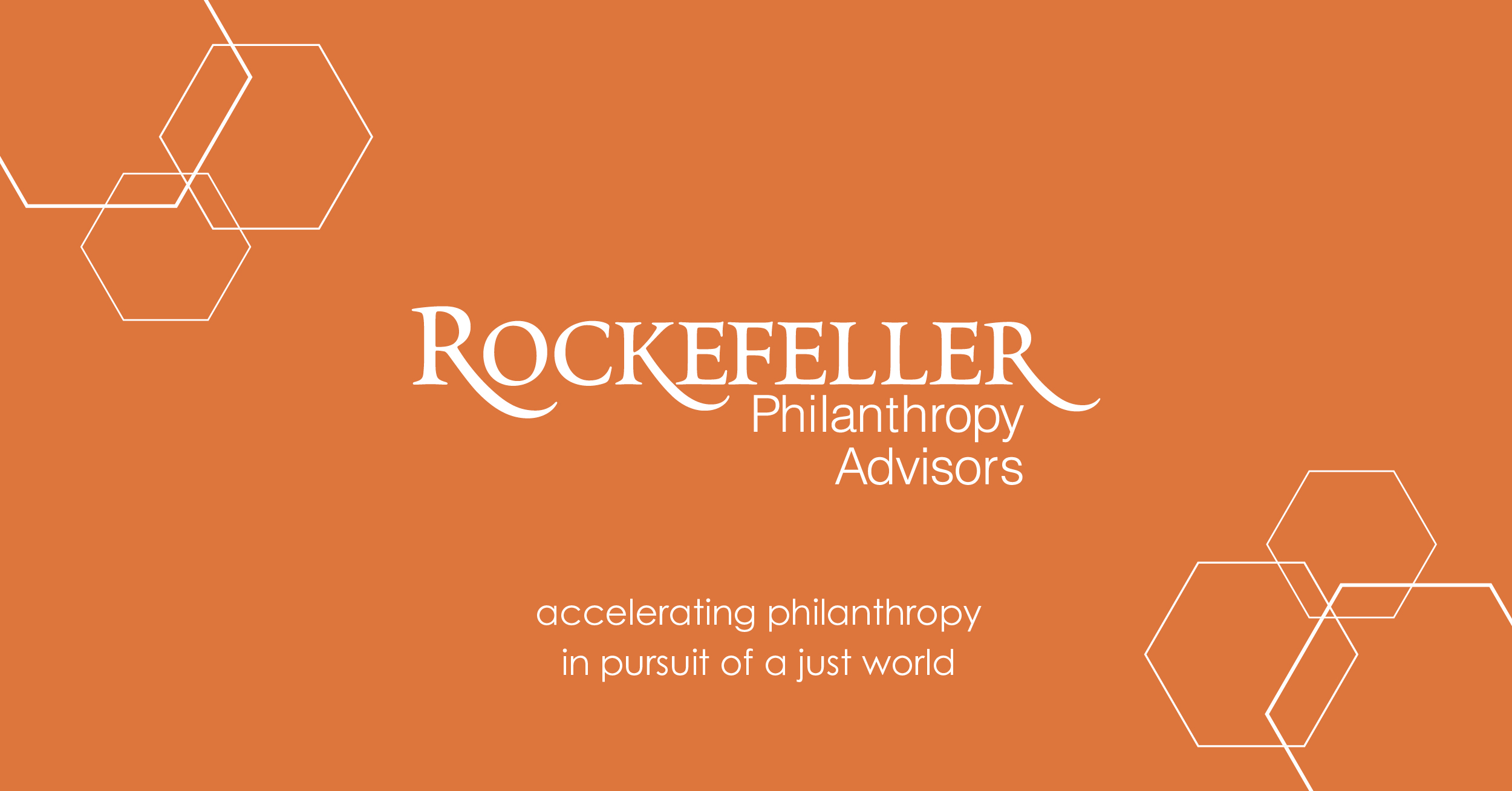 Journey to a New CEO - Rockefeller Philanthropy Advisors
